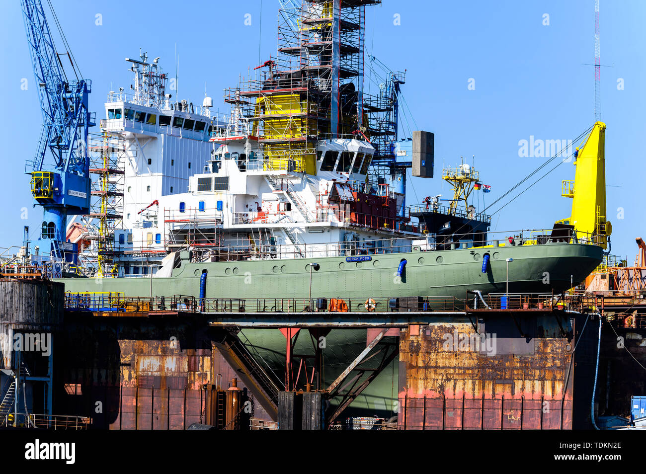 Alsfleth shipyard hi-res stock photography and images - Alamy