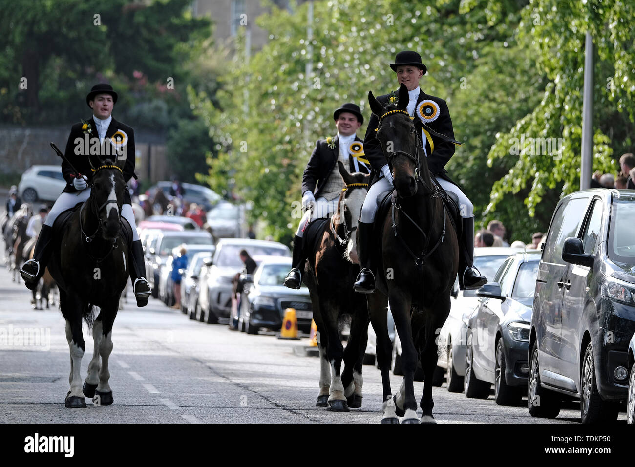 Melrose festival common riding hi-res stock photography and images - Alamy