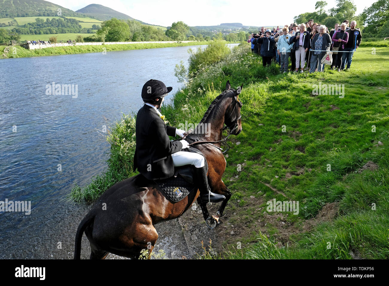 Melrose festival common riding hi-res stock photography and images - Alamy