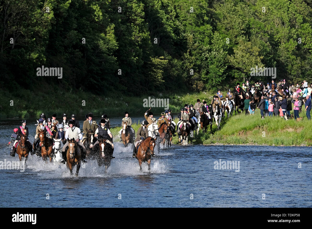 Melrose festival common riding hi-res stock photography and images - Alamy