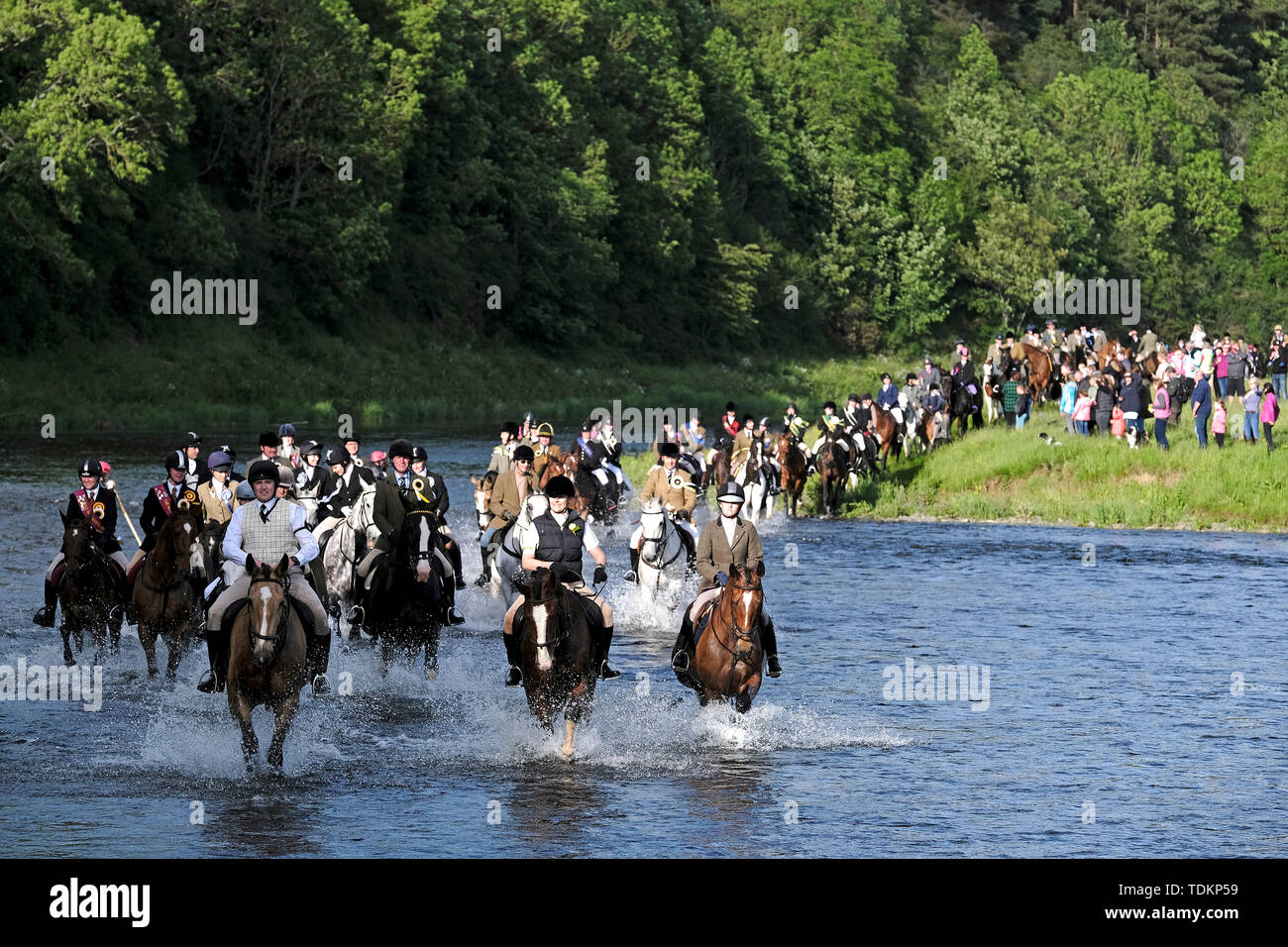 Melrose festival common riding hi-res stock photography and images - Alamy
