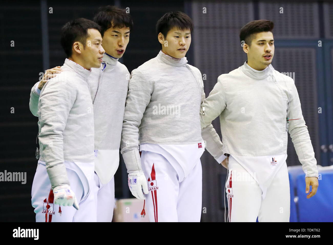Chiba Port Arena, Chiba, Japan. 17th June, 2019. (L-R) Tomohiro ...