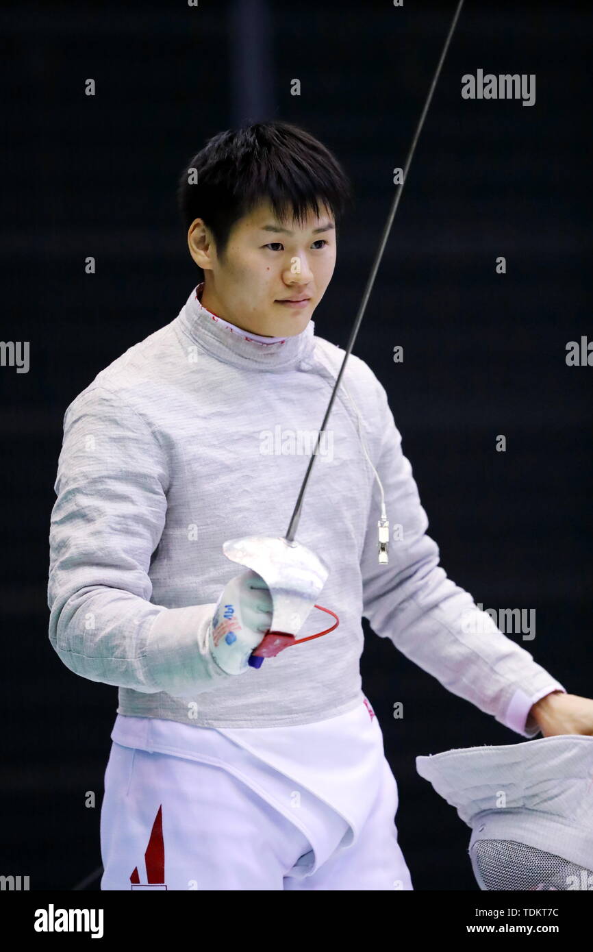 Chiba Port Arena, Chiba, Japan. 17th June, 2019. Kento Yoshida (JPN), JUNE 17, 2019 - Fencing ...