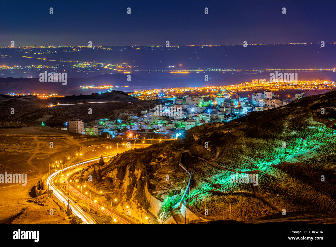 Night view of Jerusalem, Israel Stock Photo - Alamy