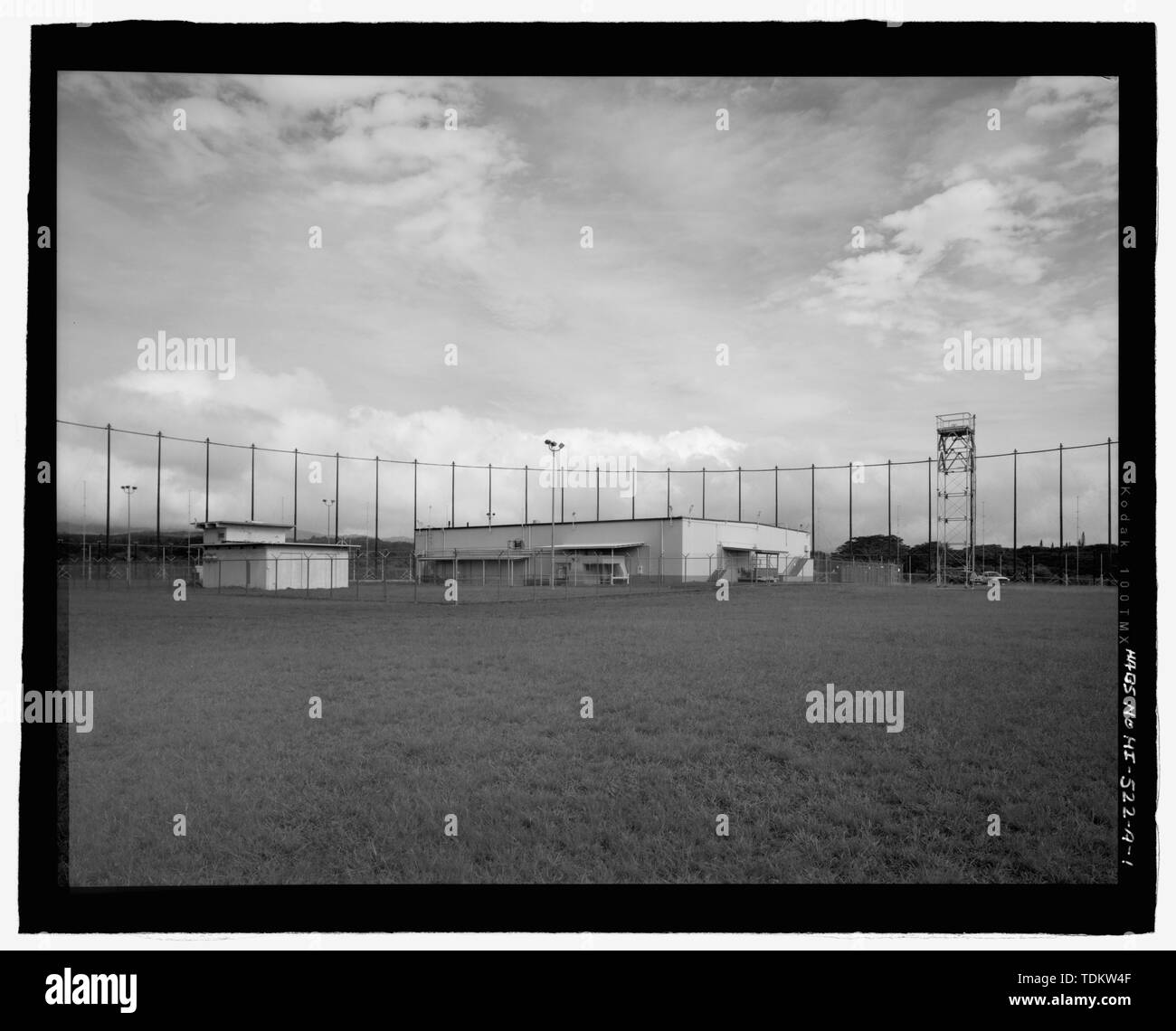 Oblique overview of Facility 294, with the tower at right and facility ...