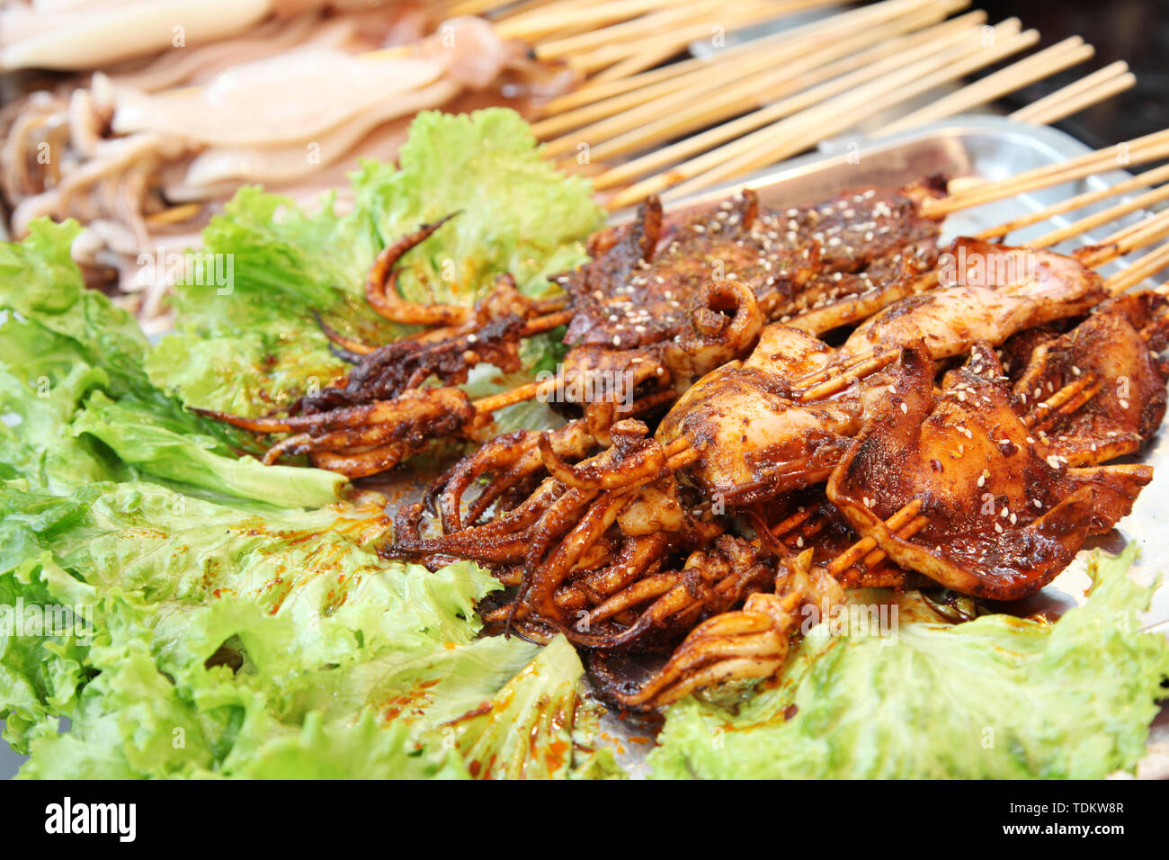 Hot squid hi-res stock photography and images - Alamy