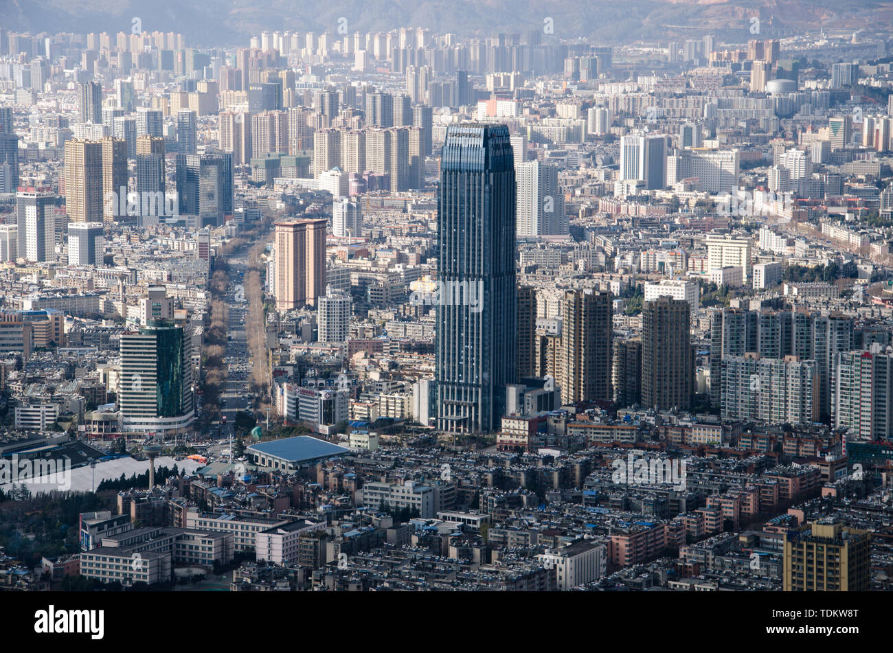 Famous landmark buildings in Kunming Stock Photo - Alamy