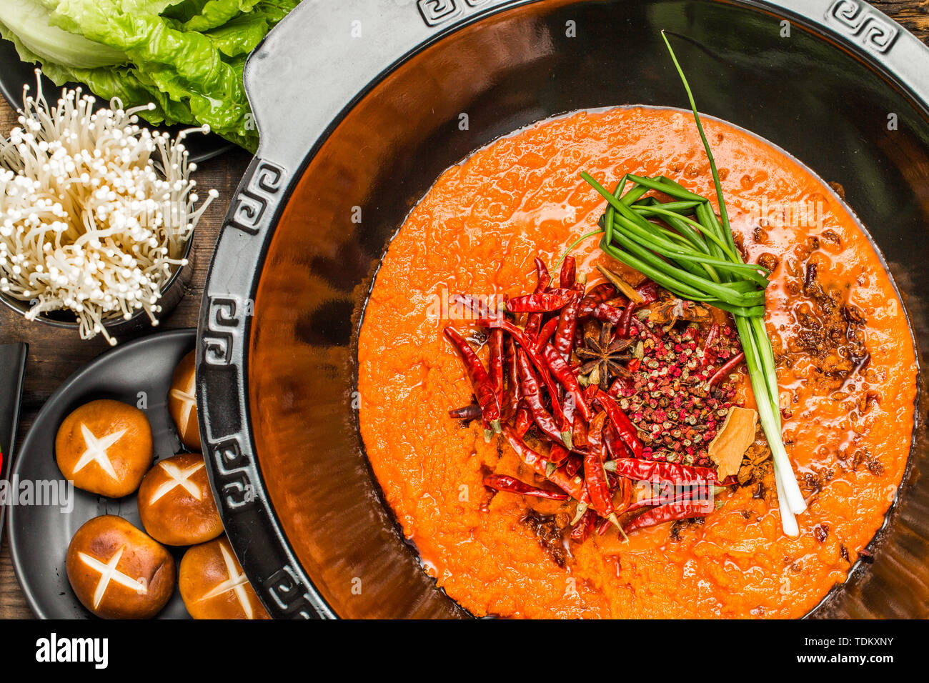 spicy hot pot Stock Photo - Alamy