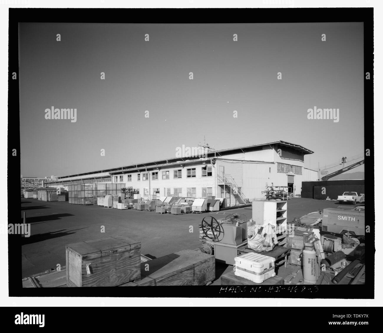 Oblique view of north end and east side, view facing west-southwest - U ...