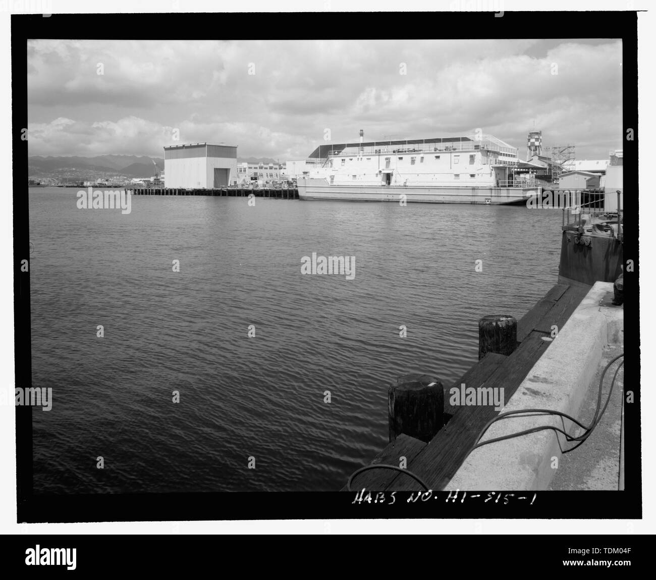 Oblique view of the Pier GD-2, taken from Pier GD-3, Facility W-13 at ...