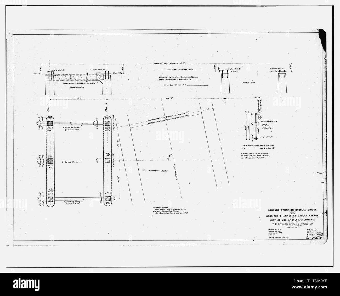 Original engineering drawings sheet 3- Masonry Plan. - Henry Ford ...