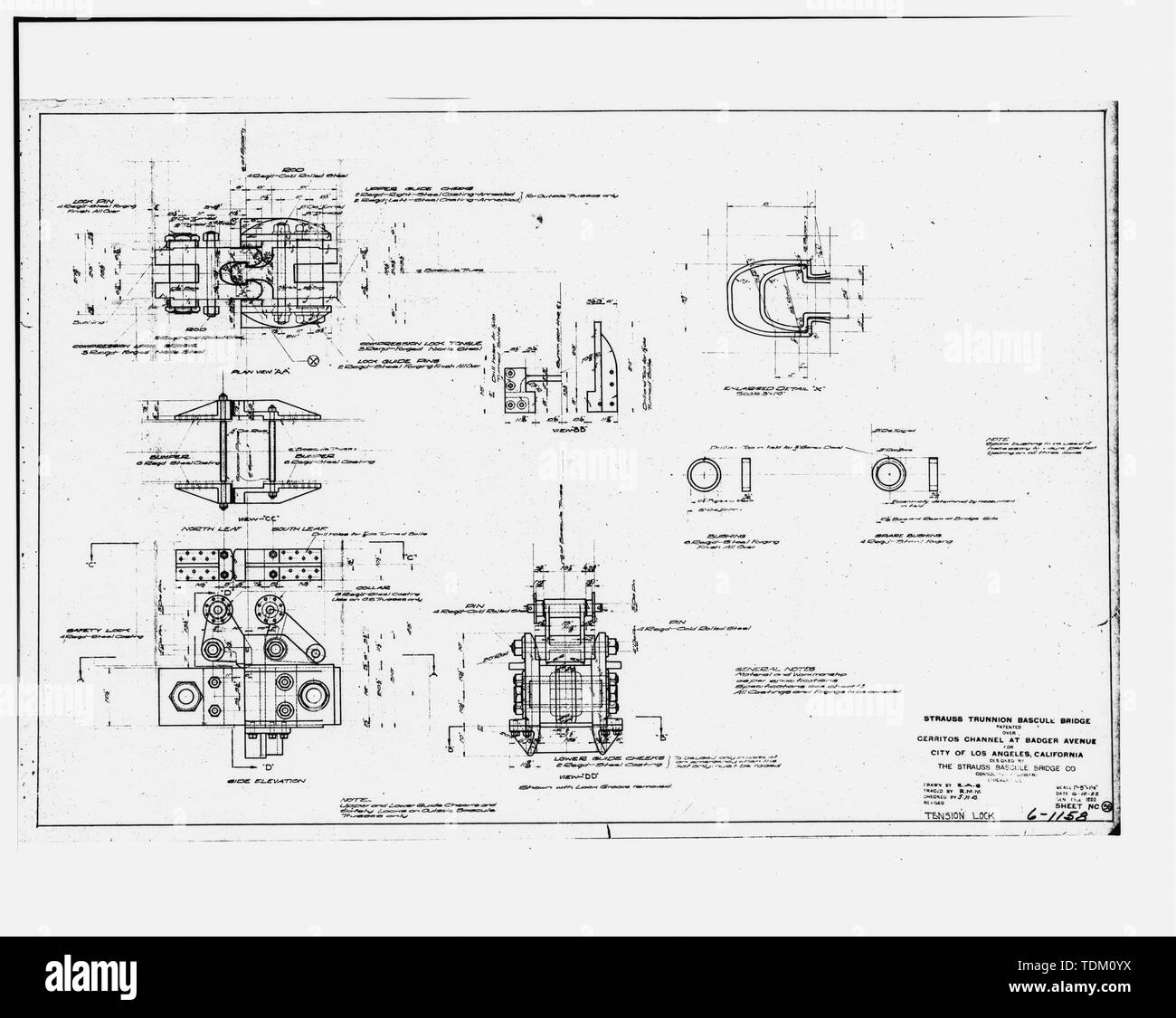 Tension bridge Black and White Stock Photos & Images - Alamy