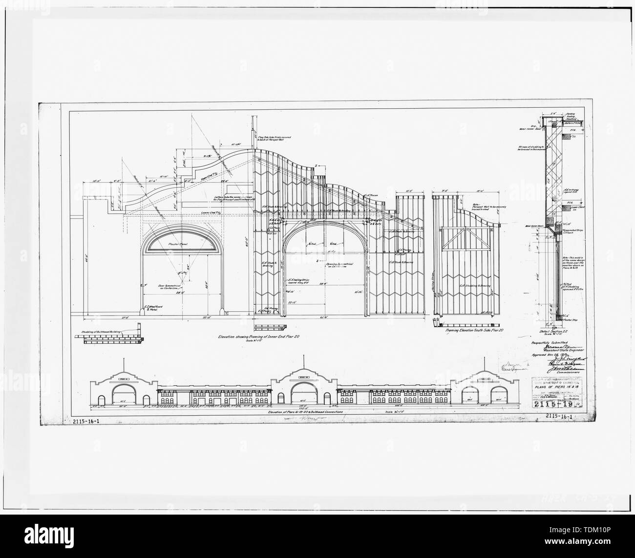 Framing piers hi-res stock photography and images - Alamy