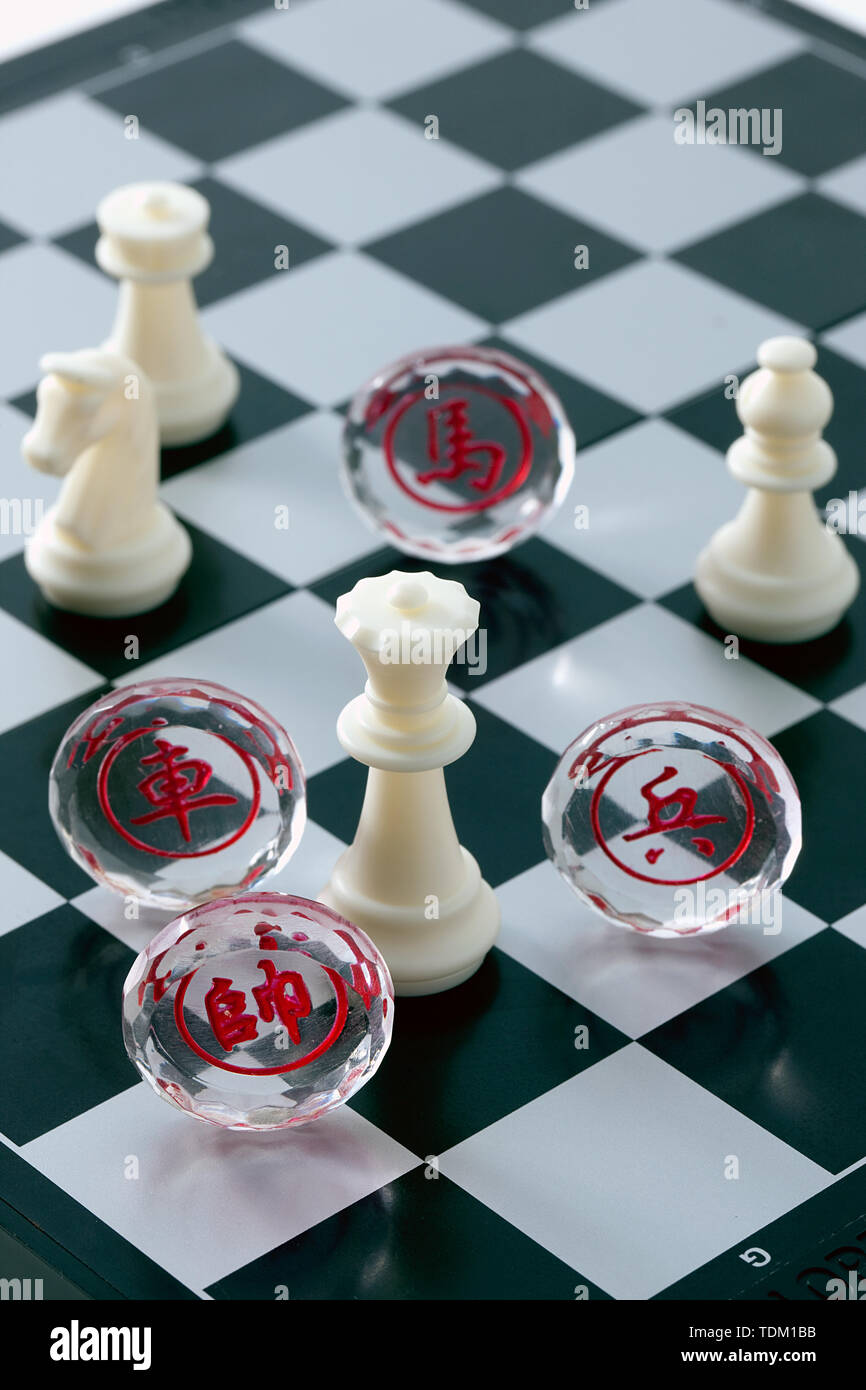 Black chess pieces placed hi-res stock photography and images - Alamy