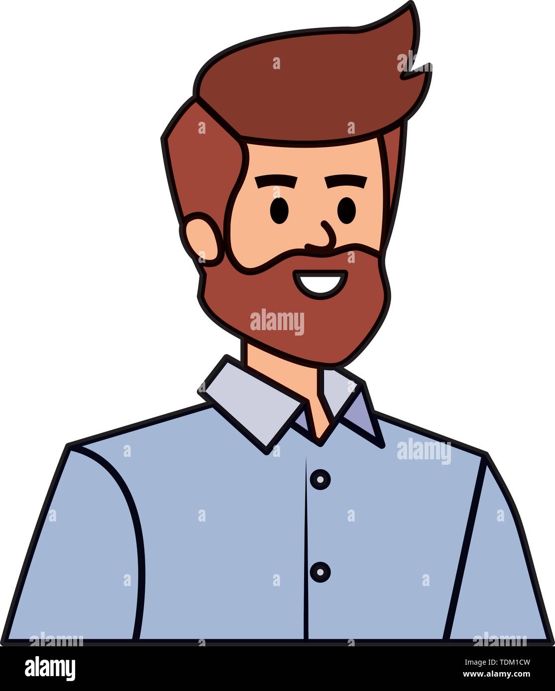 adult father with beard character Stock Vector Image & Art - Alamy