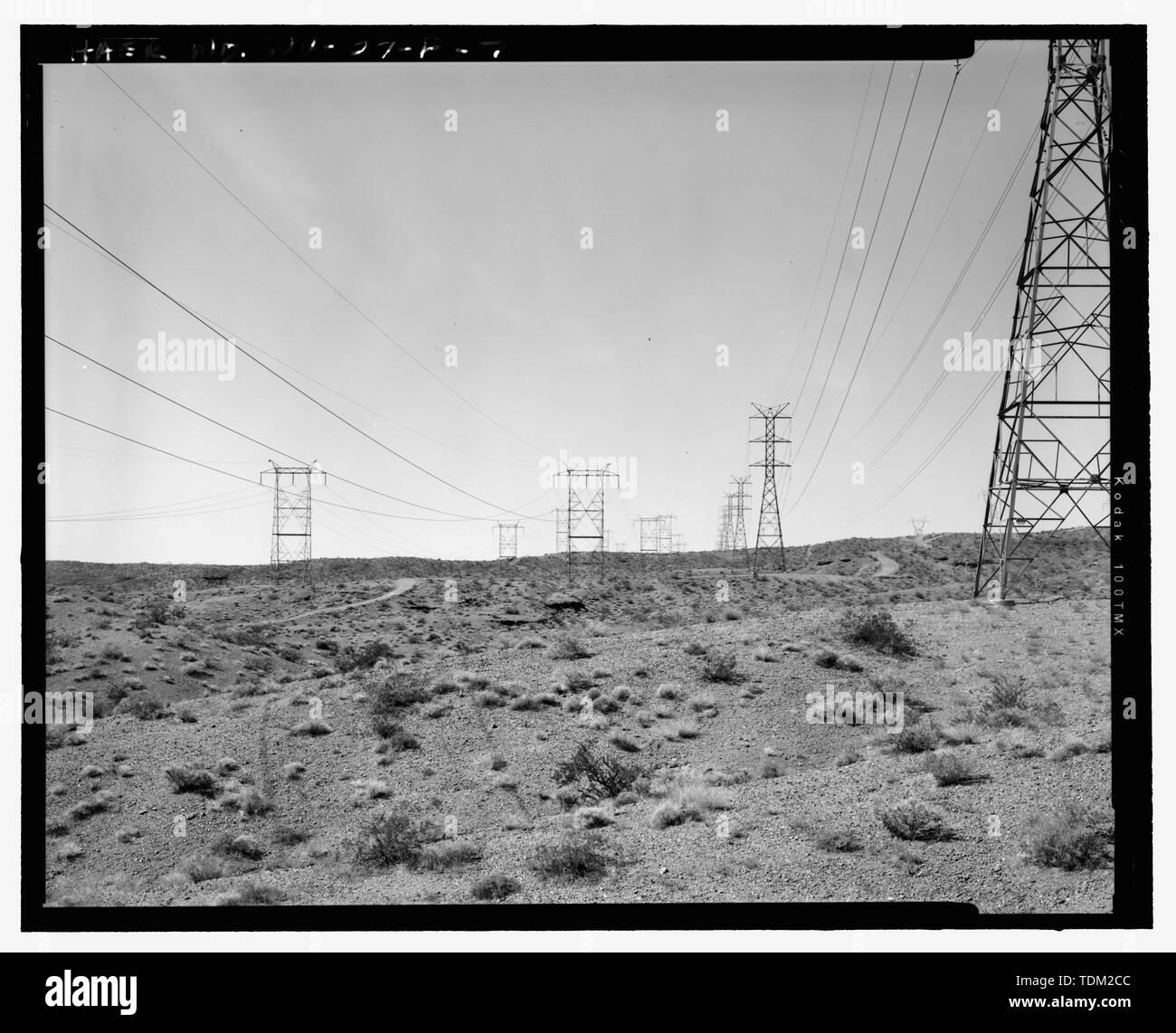 Overview of MWD 1 southeast of Boulder City Substation. MWD 2 on left ...