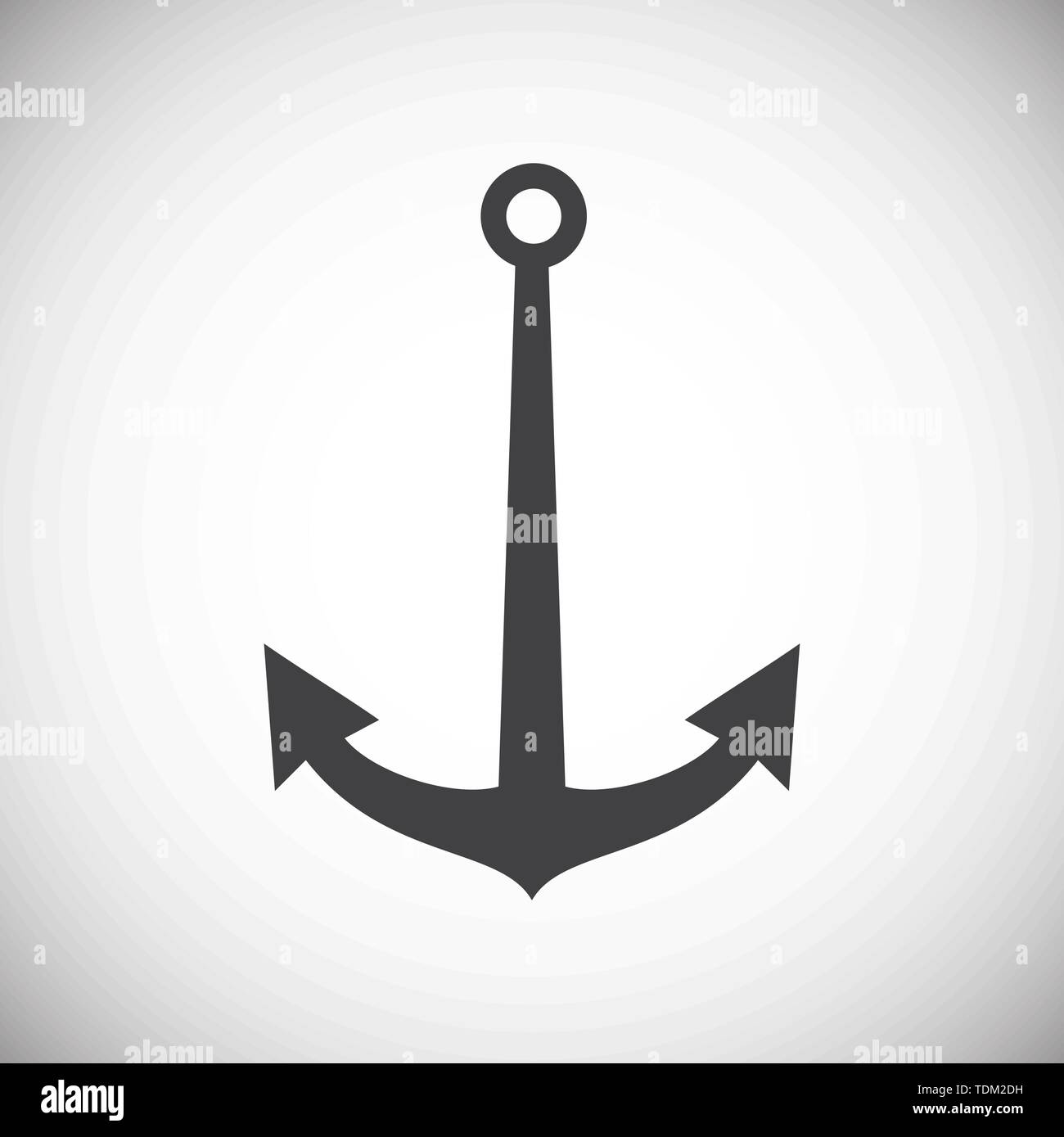 Anchor icon on background for graphic and web design. Simple ...