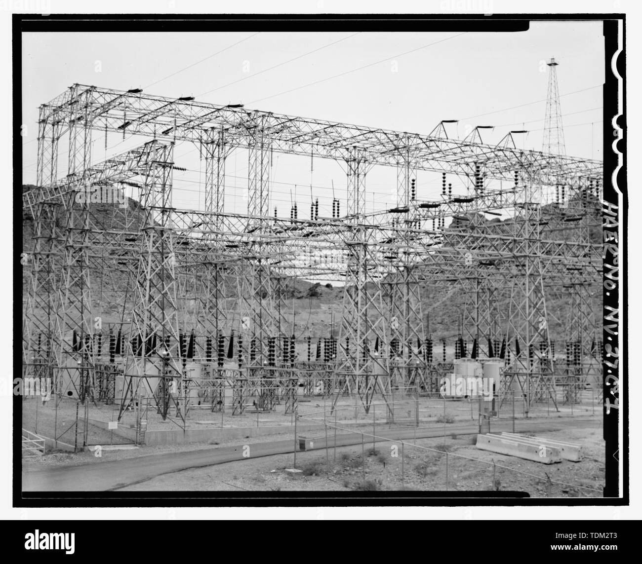 Power Station Overview Black And White Stock Photos Images Alamy