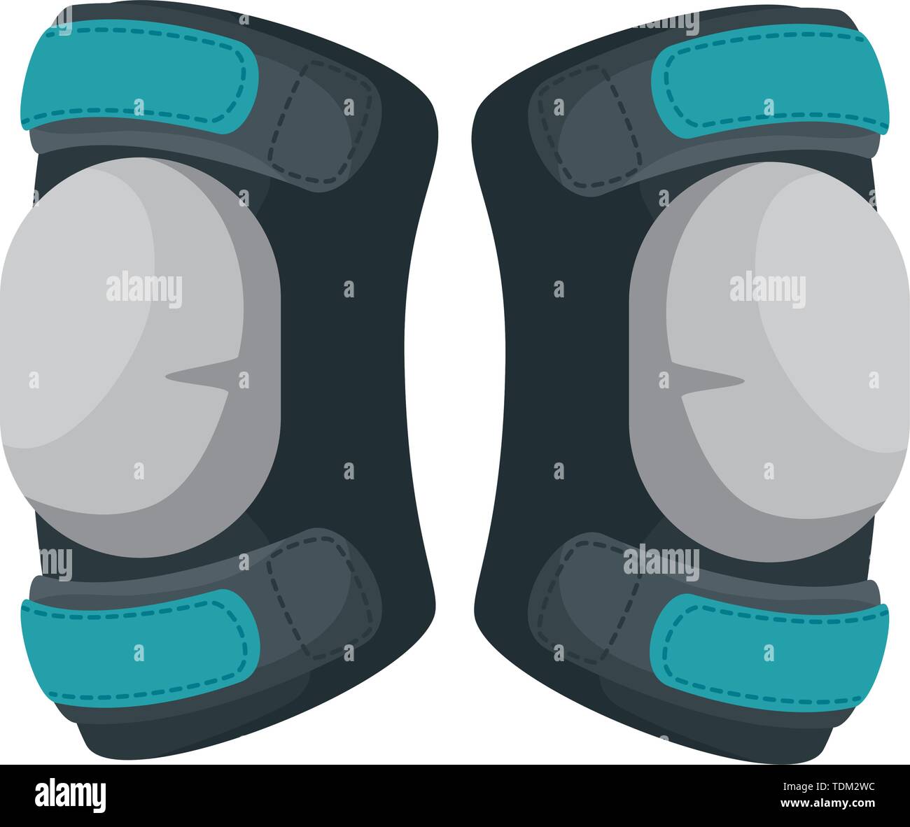 Knee pad Stock Vector Images - Alamy