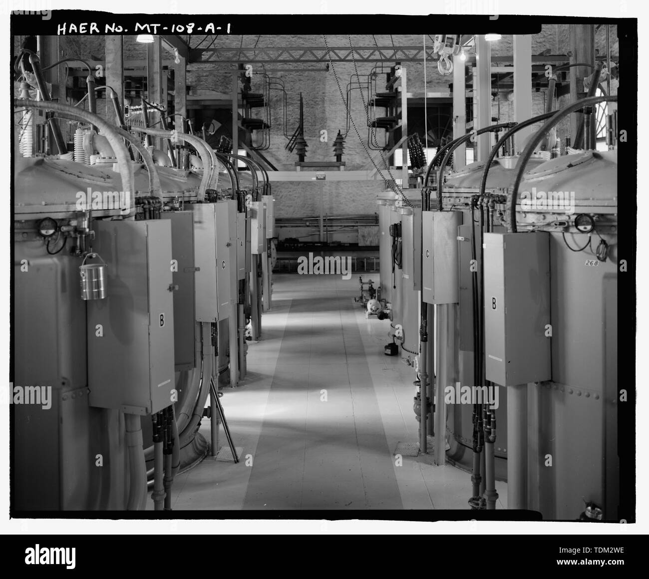 Overview of transformer room. View to northwest. - Hauser Hydroelectric ...