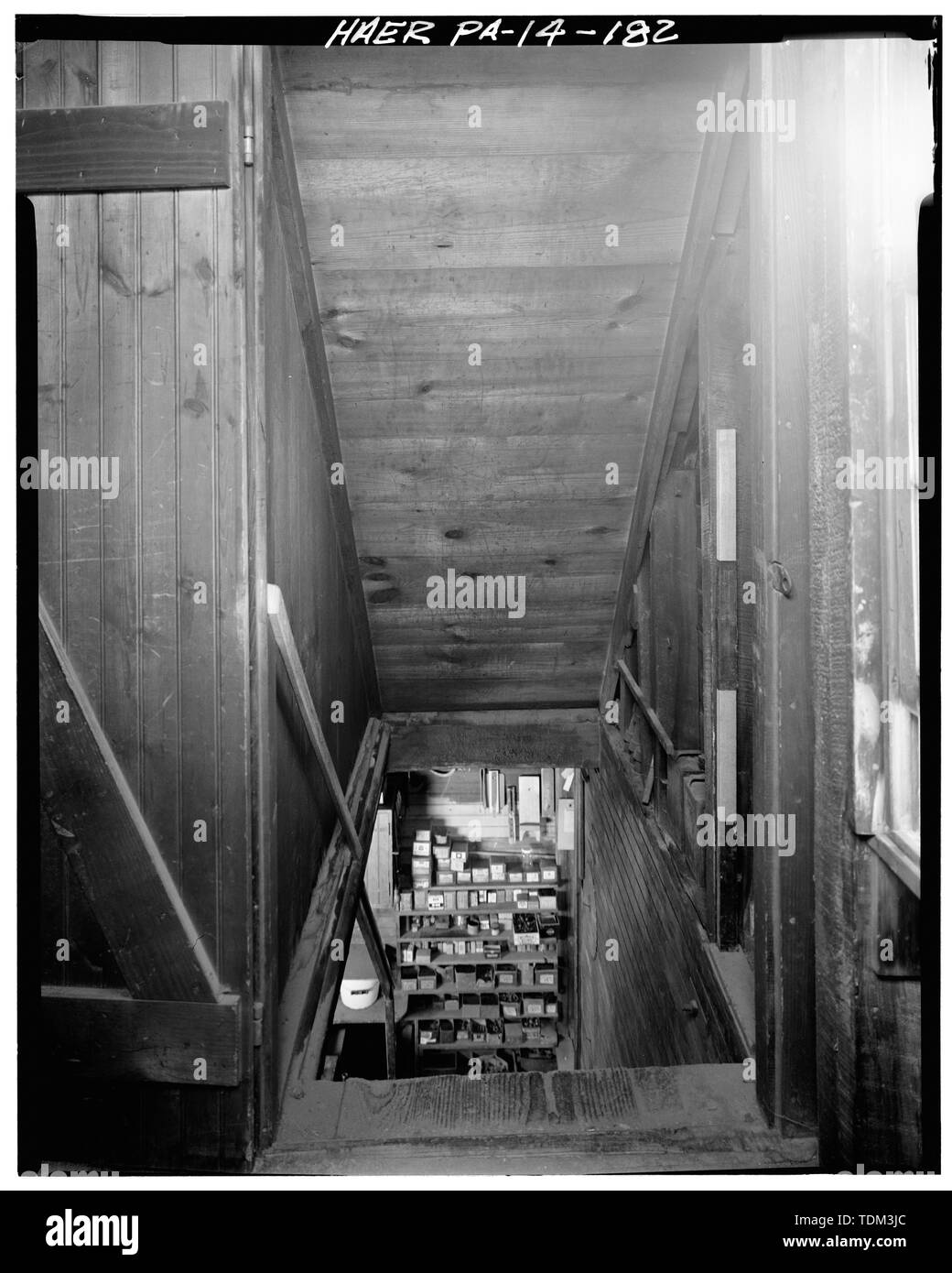 PAINT SHOP, SOUTH WALL. - Gruber Wagon Works, Pennsylvania Route 183 ...