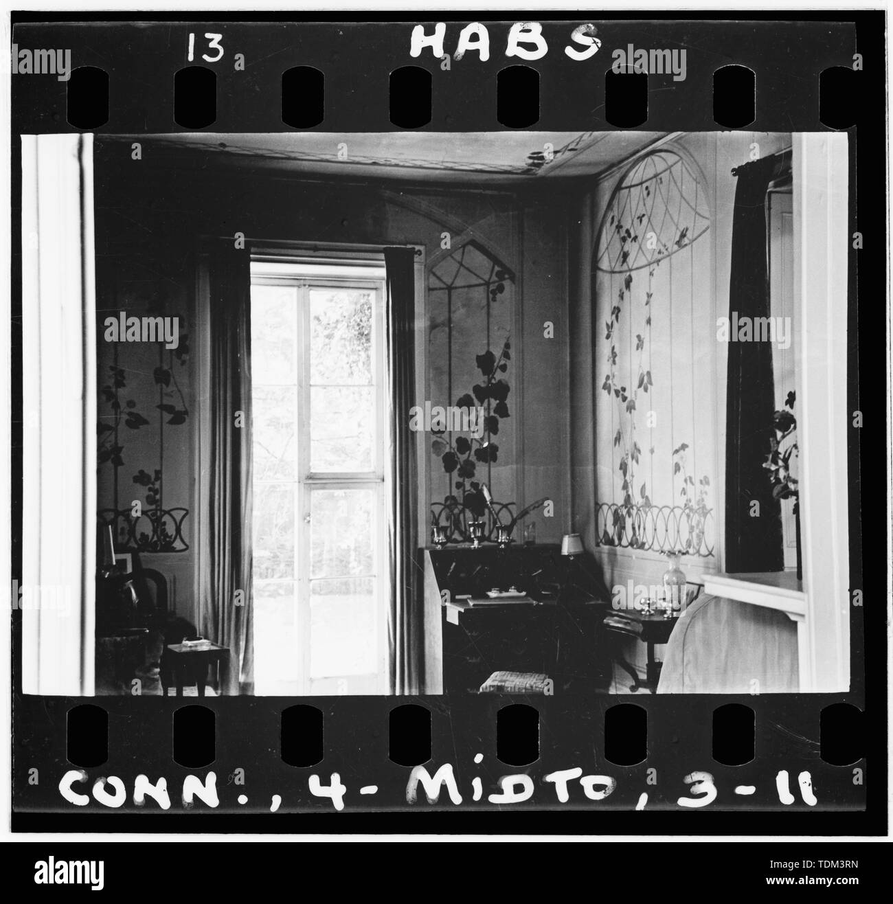 PANELS IN MORNING ROOM - Richard Alsop House, Middletown, Middlesex ...