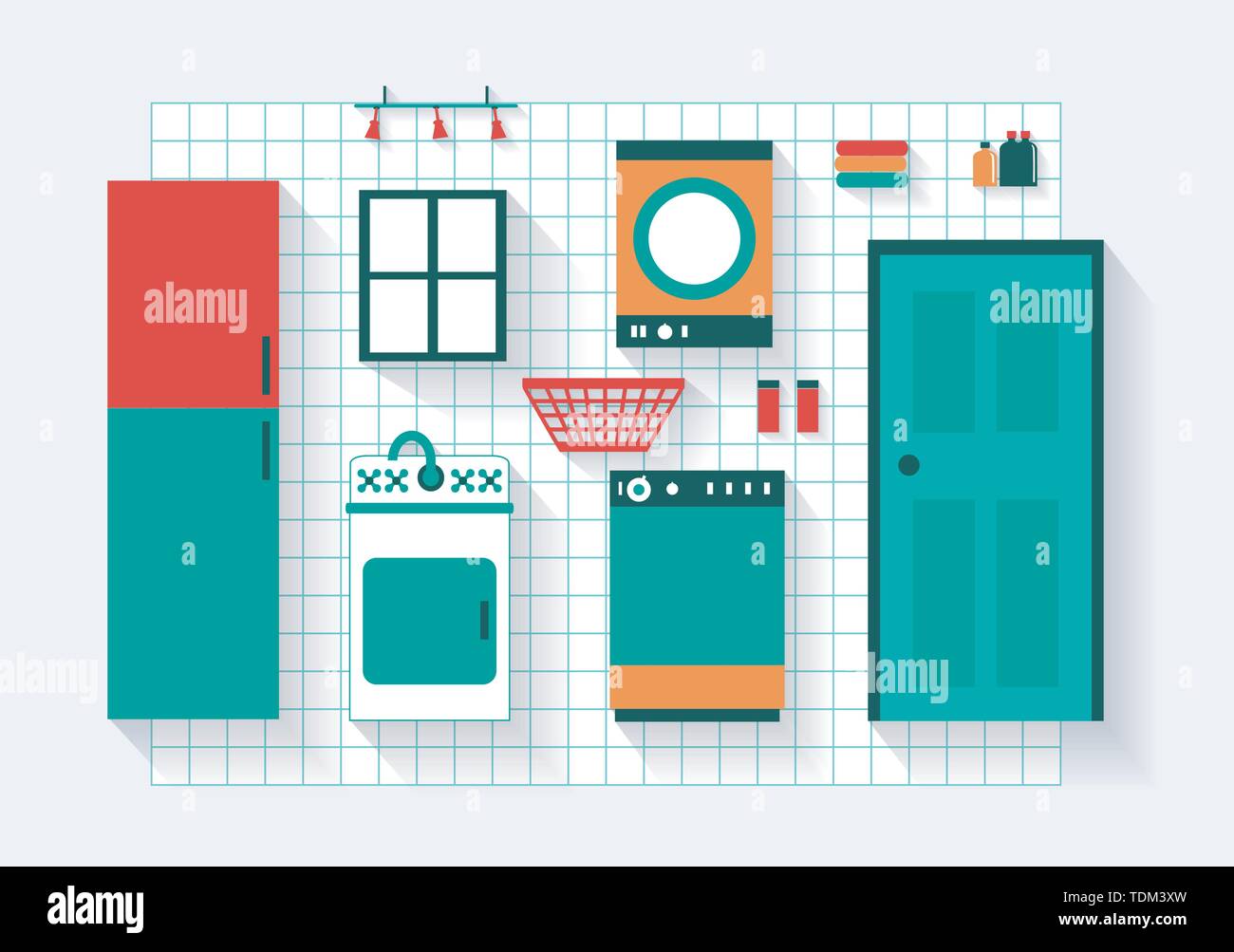 Cutaway section house hi-res stock photography and images - Alamy
