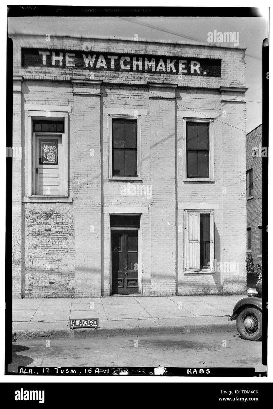 American commercial buildings Black and White Stock Photos & Images - Alamy