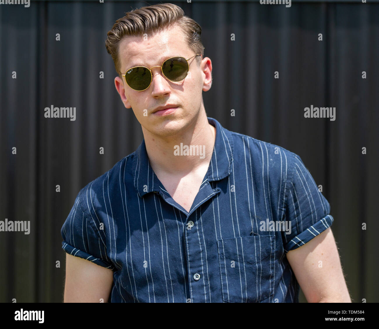 June 16, 2019 - Manchester, Tennessee, U.S - PATRICK DRONEY poses ...