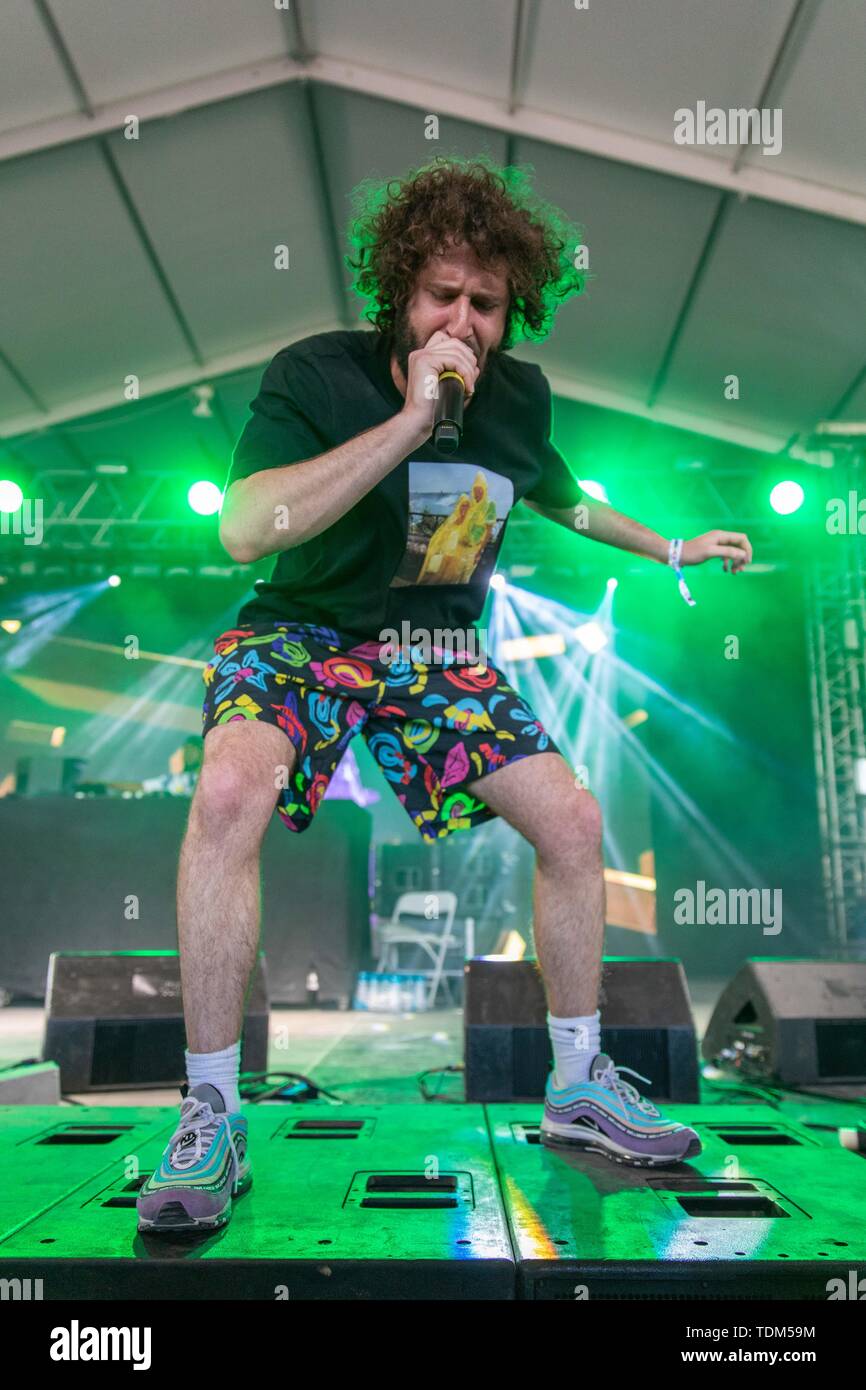 June 16, 2019 - Manchester, Tennessee, U.S - Rapper LIL DICKY (DAVID ...