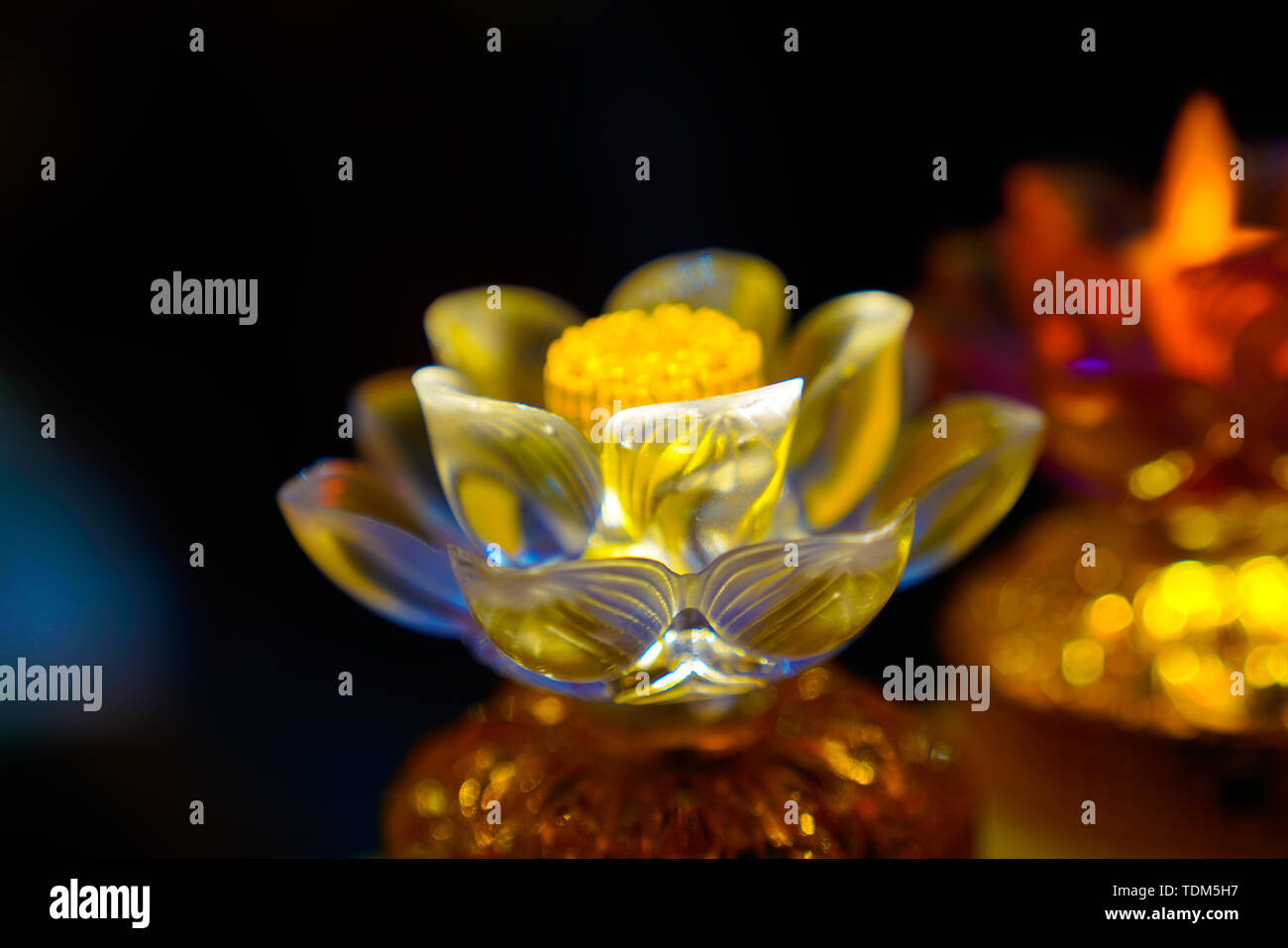 lotus flower lamp Stock Photo - Alamy