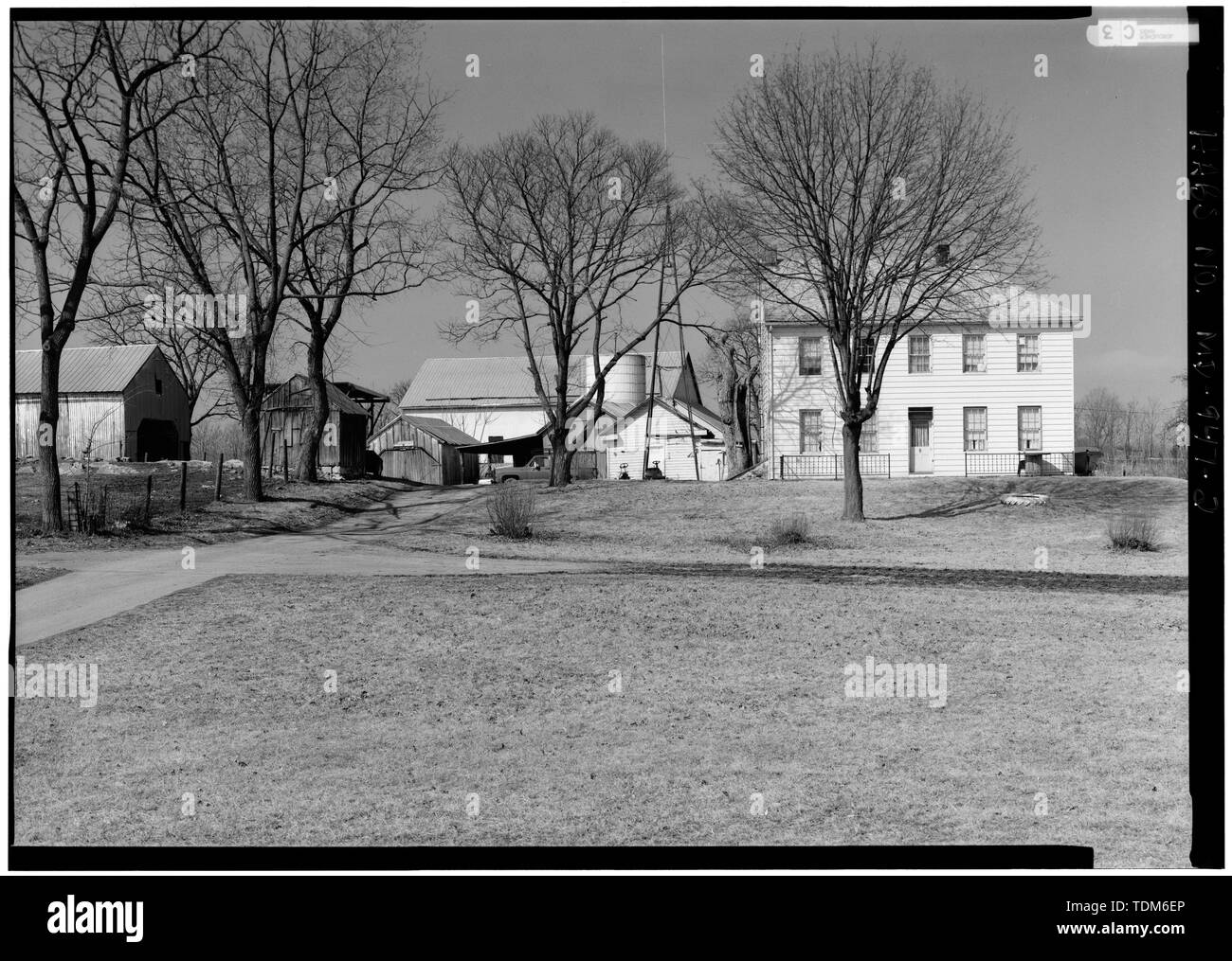 PERSPECTIVE VIEW OF EAST (FRONT) AND PART OF WEST SIDE - Remsberg House ...