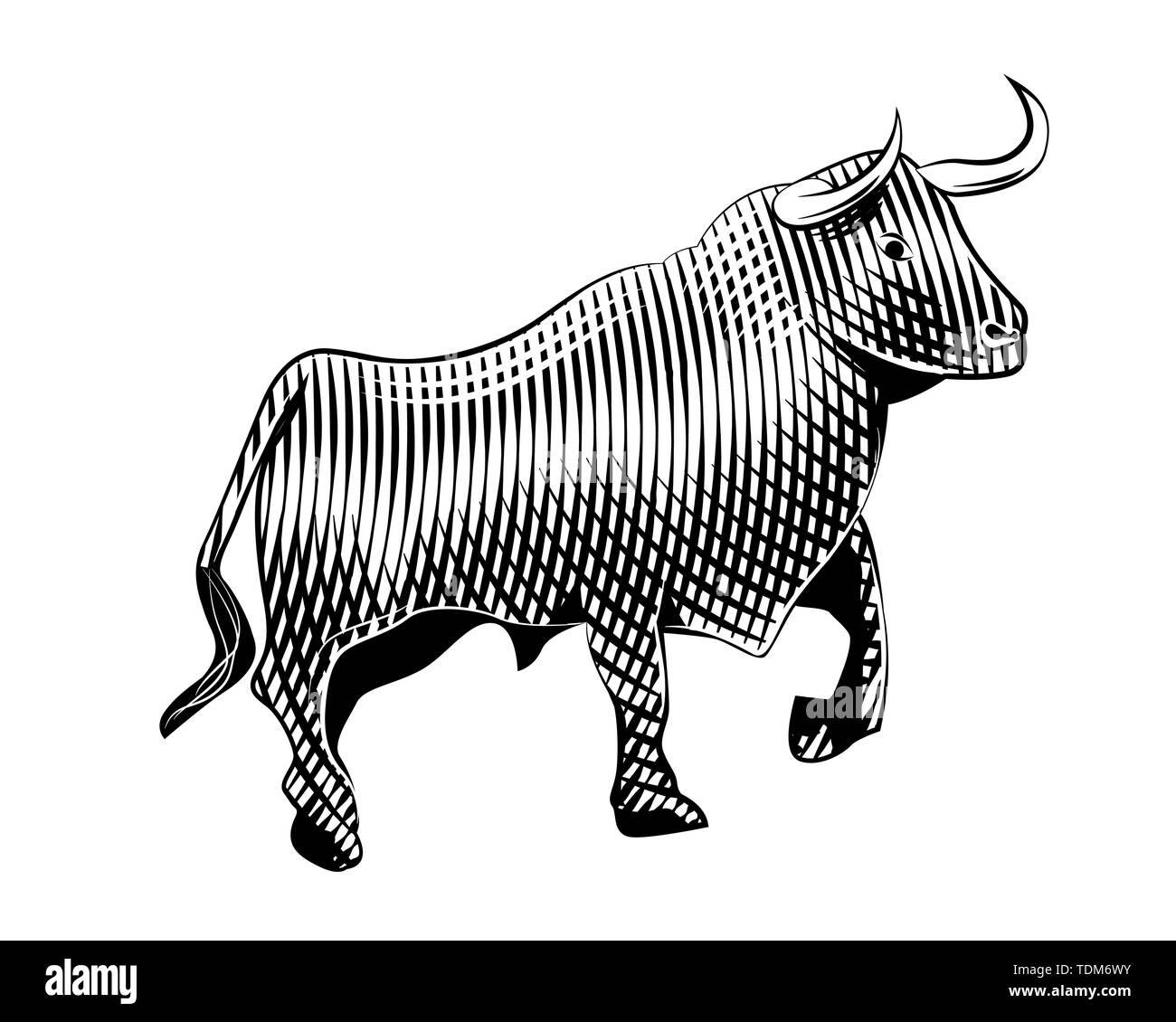 Hand drawn farm animal illustration vector hi-res stock photography and ...