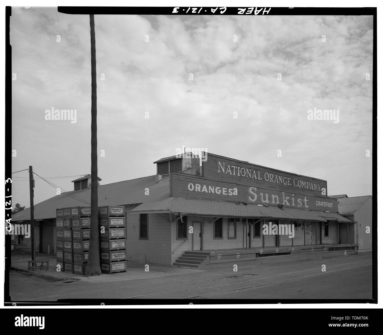 False front commercial building Black and White Stock Photos & Images ...
