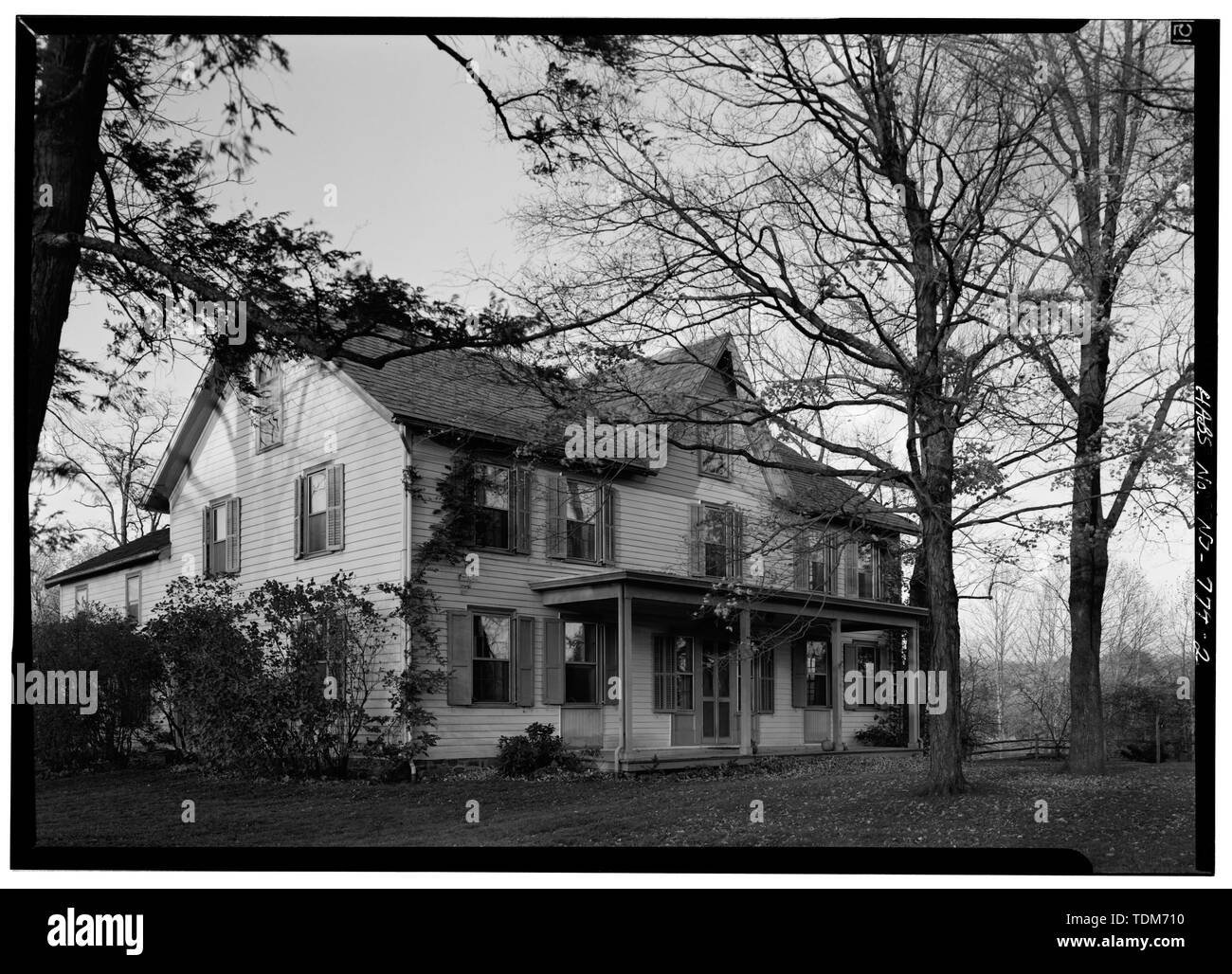 PERSPECTIVE VIEW OF FRONT ELEVATION, SHOWING LEFT SIDE ELEVATION - Dr ...