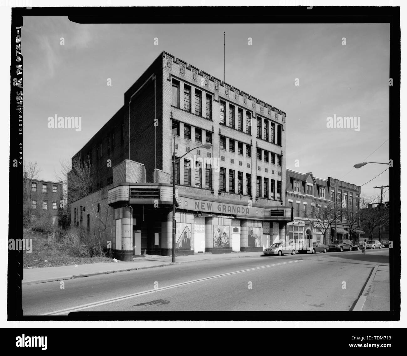 PERSPECTIVE VIEW OF FRONT ELEVATION OF PYTHIAN TEMPLE-NEW GRANADA ...