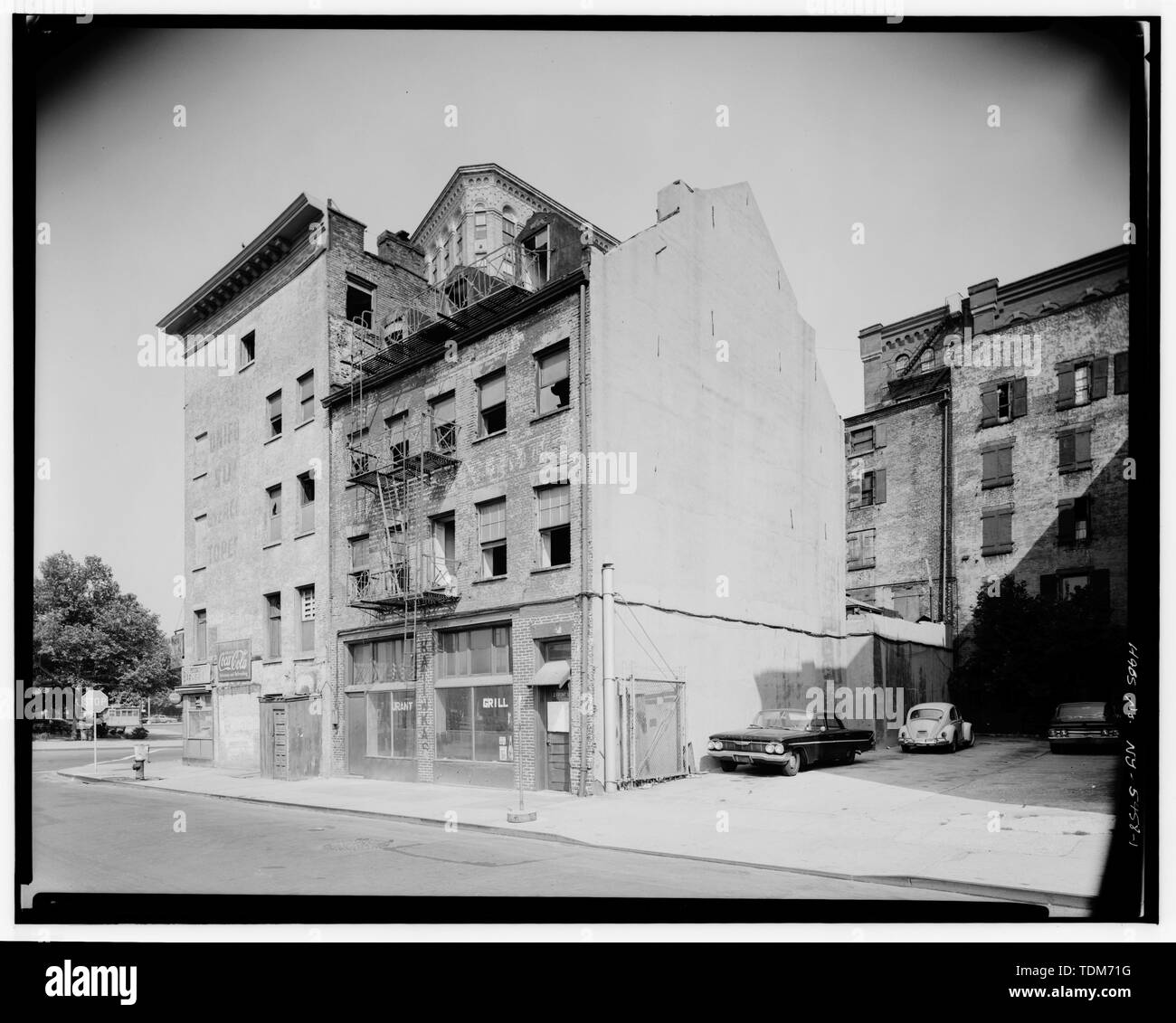 PERSPECTIVE VIEW OF FRONT STREET ELEVATIONS - Jacob Houseman House and ...