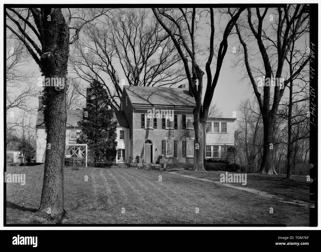 PERSPECTIVE VIEW OF MAIN ELEVATION - Gulick-Hudge-Scott House ...