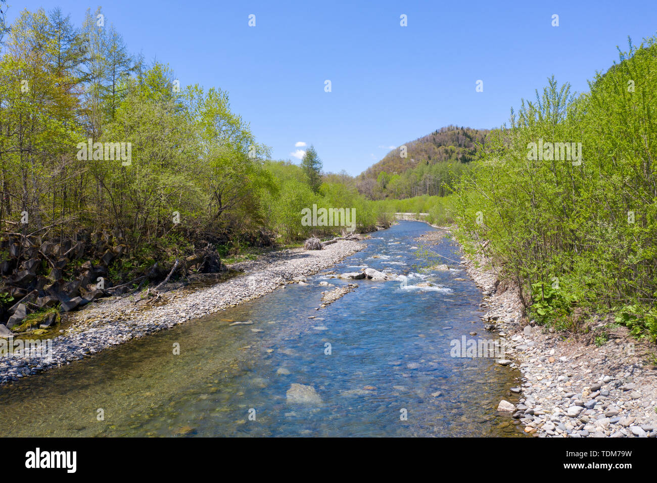 Aerial view of spring Stock Photo - Alamy