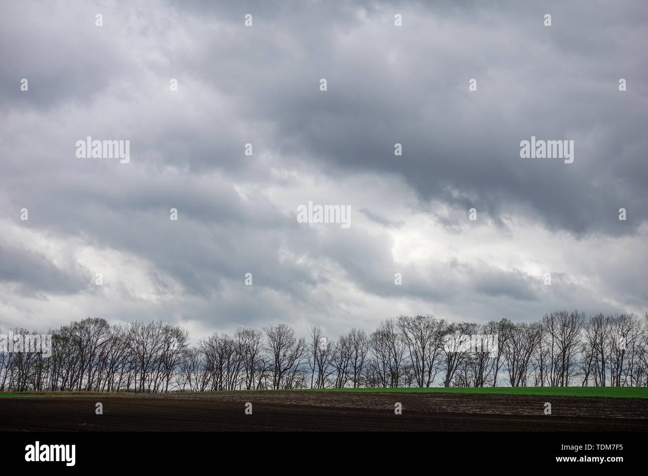 Nimbostratus clouds snow hi-res stock photography and images - Alamy