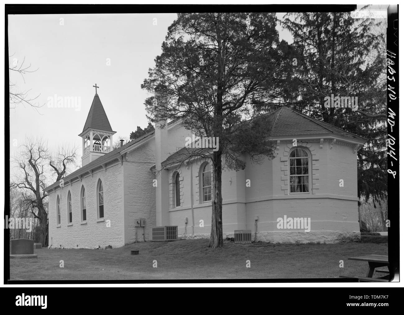 PERSPECTIVE VIEW OF NORTH SIDE AND WEST (REAR), LOOKING SOUTHEAST ...