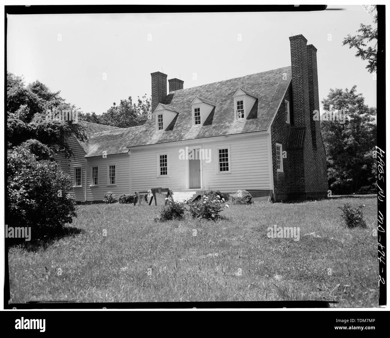 PERSPECTIVE VIEW OF NORTHEAST CORNER, SHOWING REAR ENTRANCE - Sandgates ...