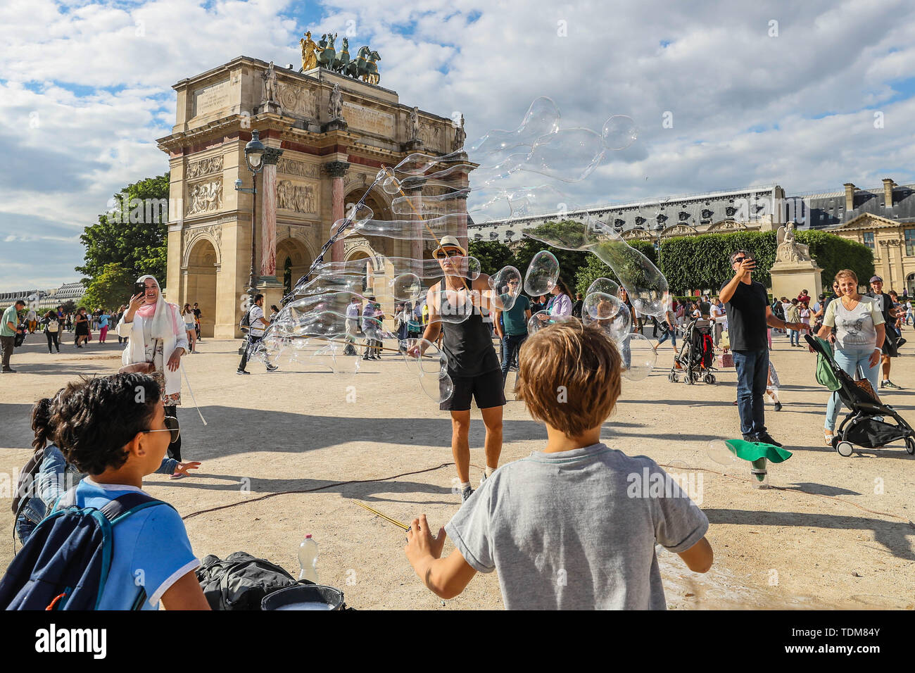 The Arc de Triomphe of the Carousel (in French Arc de Triomphe du ...