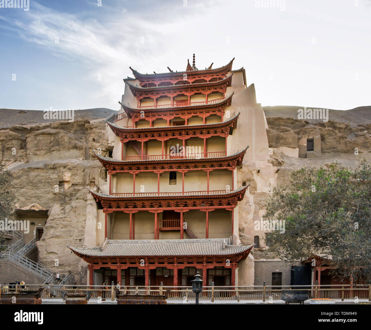 Famous scenic spots in dunhuang city hi-res stock photography and ...