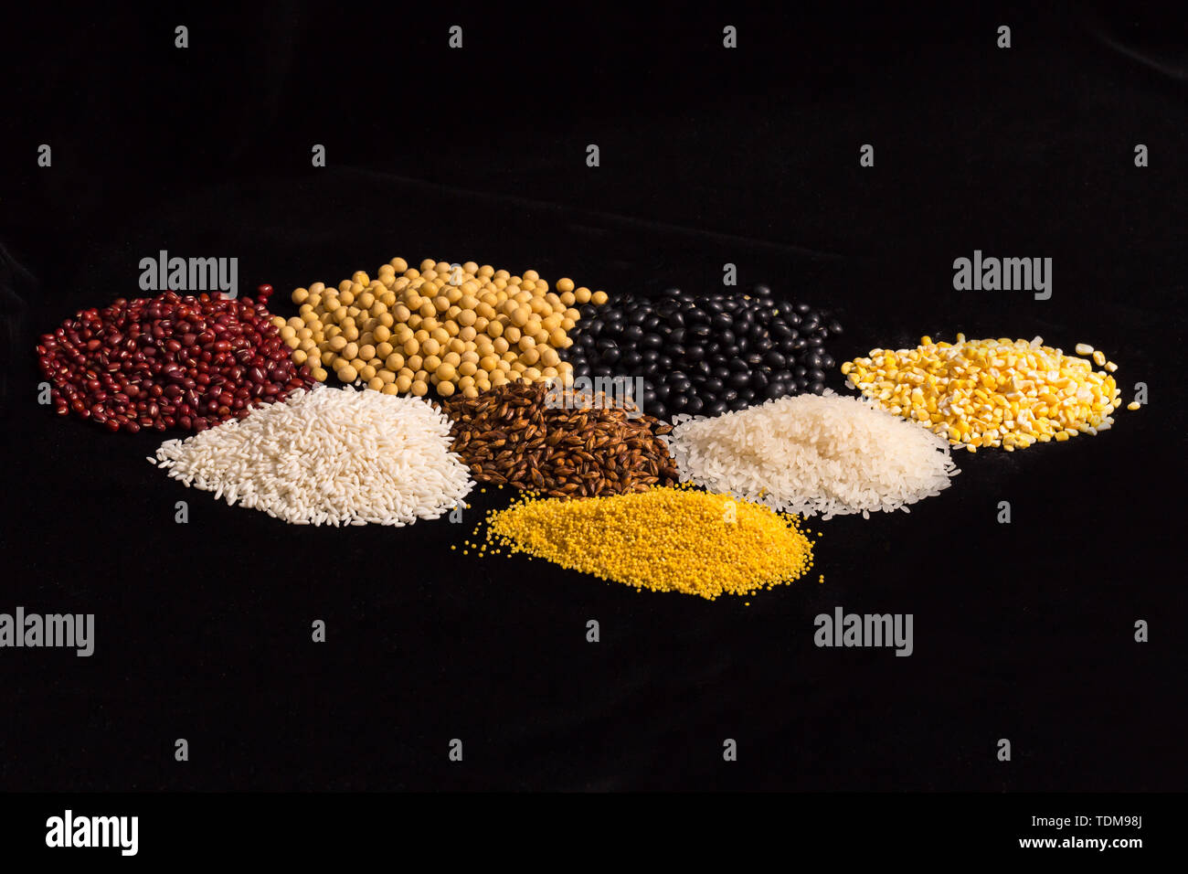 Pictures of miscellaneous grain materials Stock Photo - Alamy