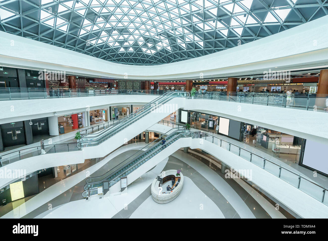 Of modern shopping malls Stock Photo - Alamy