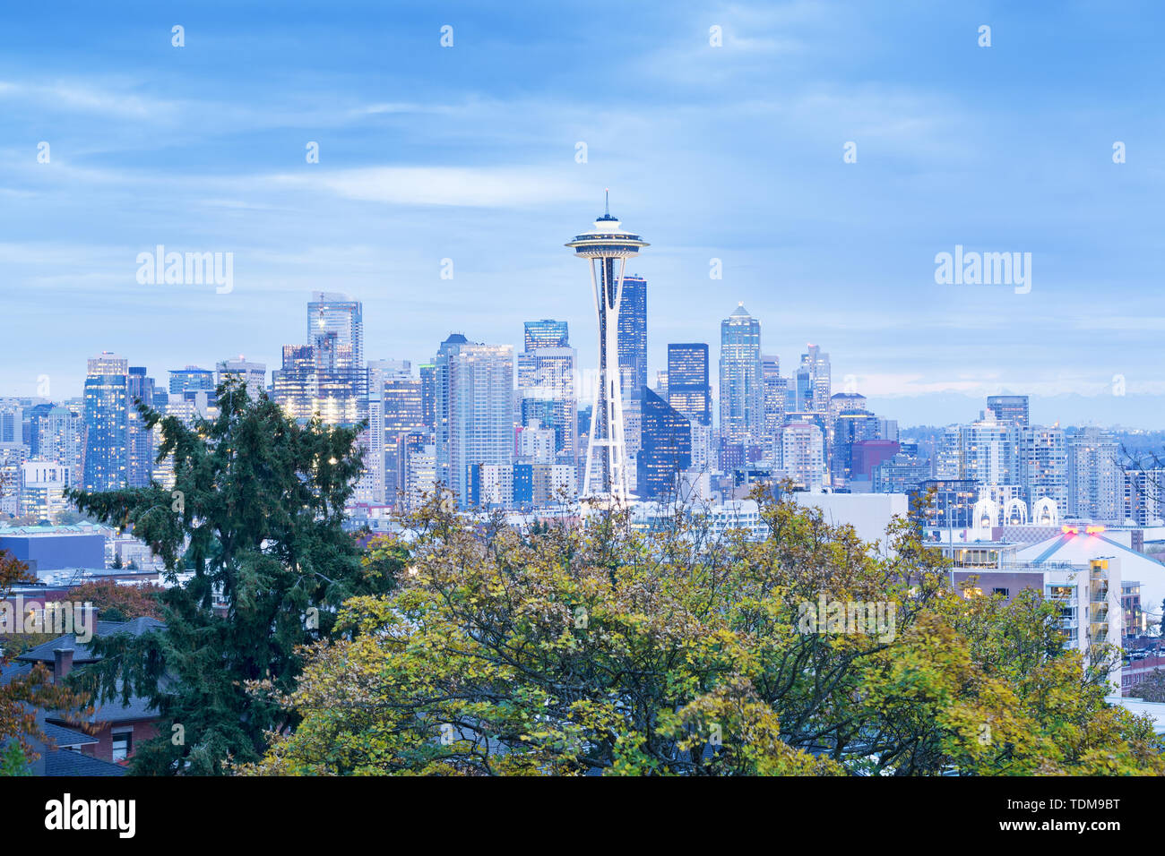 Skyline and cityscape of modern city Stock Photo - Alamy