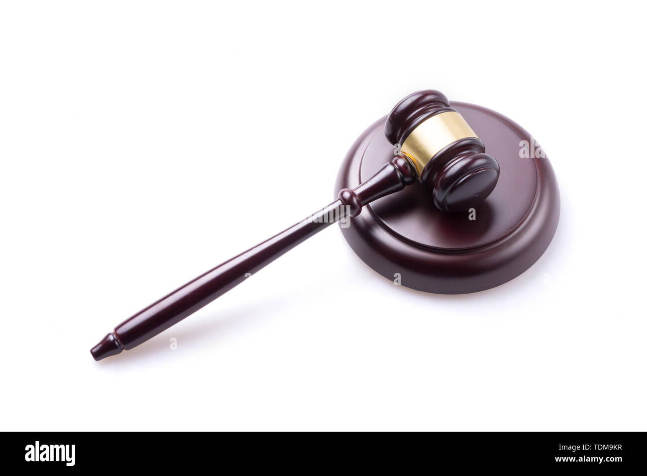 Gavel judge hammer sentence Cut Out Stock Images & Pictures - Alamy