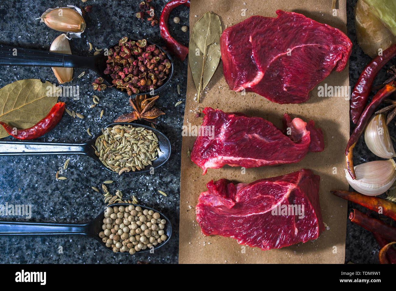 Beef raw materials hi-res stock photography and images - Alamy