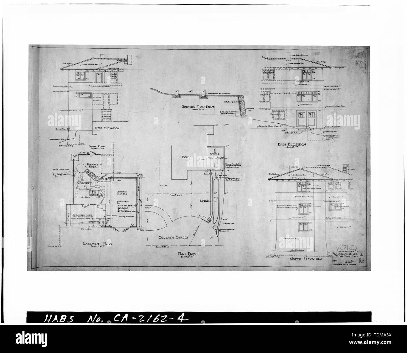 Partial elevation Black and White Stock Photos & Images - Alamy